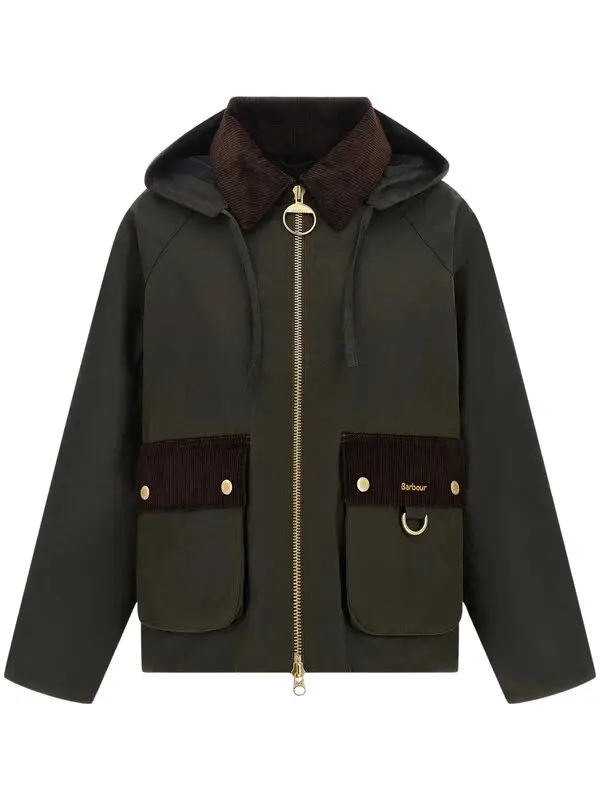 Barbour Hooded Utility Jacket - Green