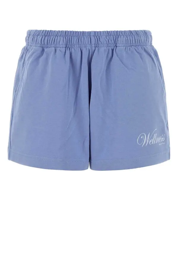 SPORTY & RICH Sporty Cotton Shorts