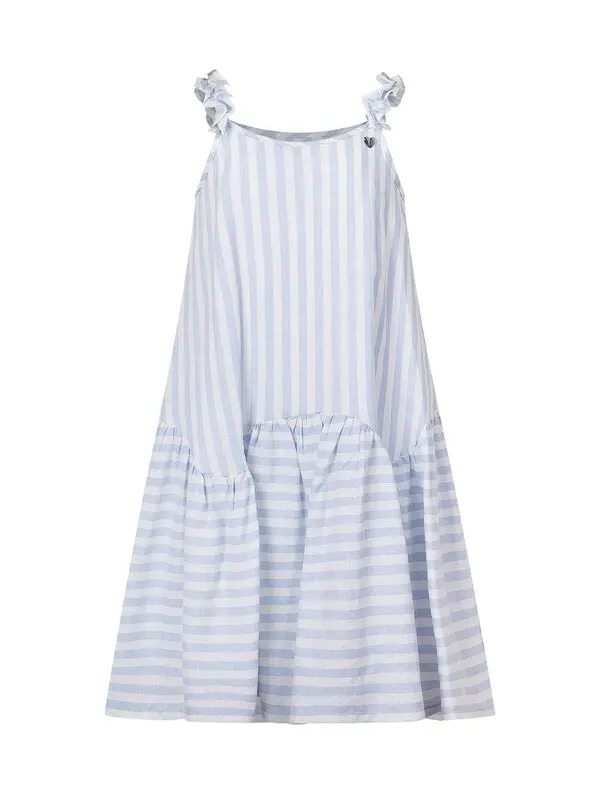 Monnalisa Sleeveless Striped Mini Suit