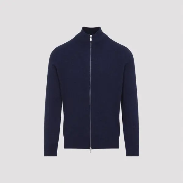 Brunello Cucinelli Cashmere Full-zip Cardigan For - Blue
