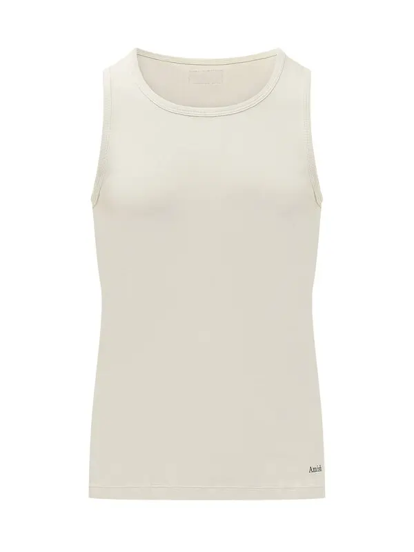 AMISH SUPPLIES Giro Neck Tank Top - Dyed Ecru