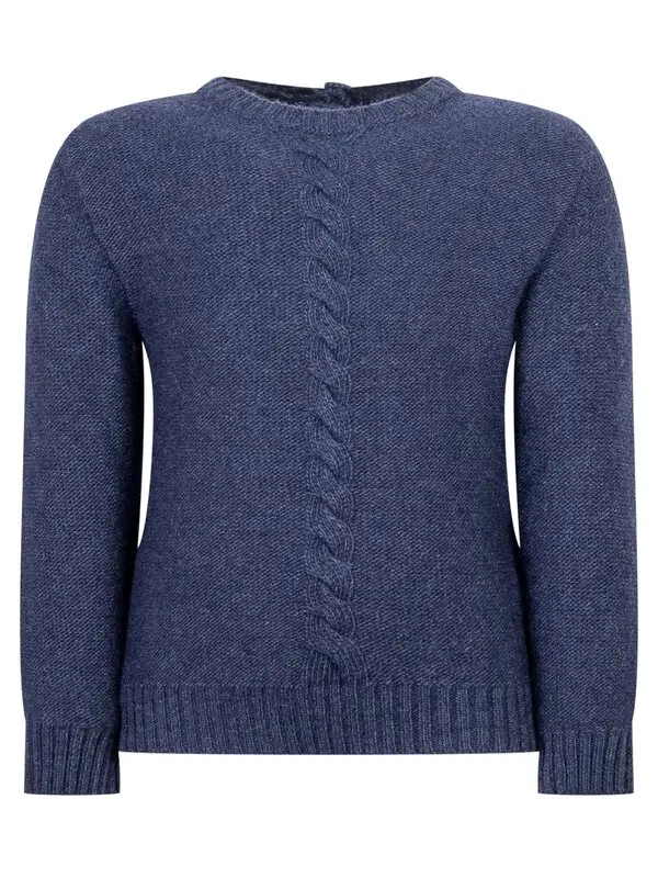 L'ORSOBRUNO Pullover With Braided Detail