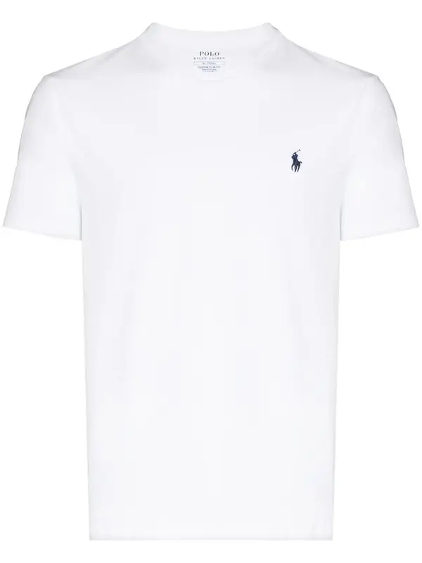 Polo Ralph Lauren Classic Solid T-shirt For - Bianco