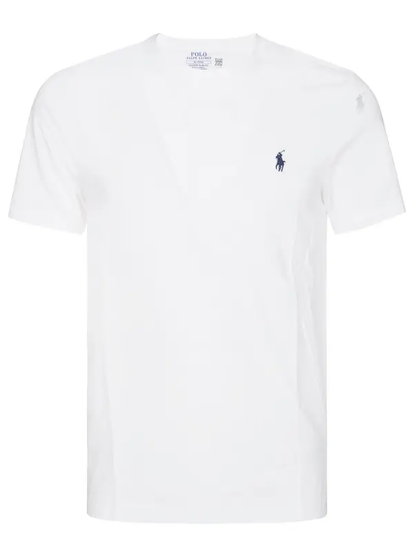 Polo Ralph Lauren Classic Solid T-shirt For - Bianco