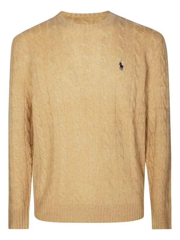 Polo Ralph Lauren Cable-knit Wool And Cashmere Sweater