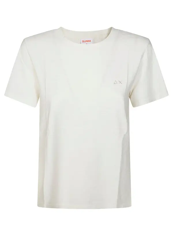 SUN 68 Fiamatta Mini T-shirt - Bianco