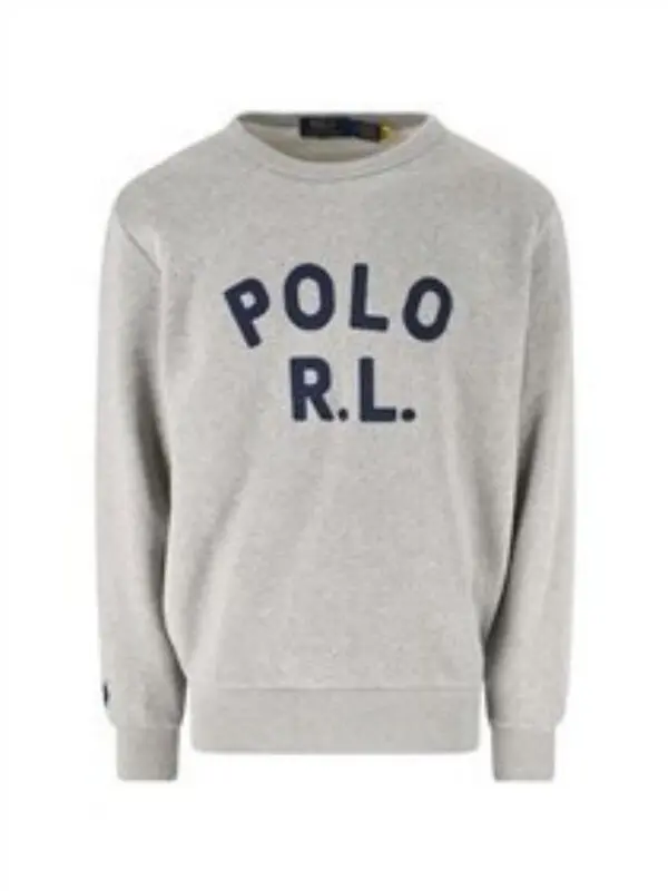 Ralph Lauren Cotton-blend Crew Neck Sweatshirt - Grey