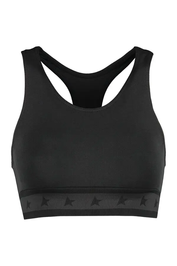 GOLDEN GOOSE Sporty Tank Top With Elasticated Lower Edge
