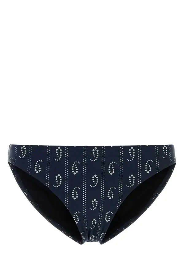 Tory Burch Stretch Nylon Bikini Bottom - Printed
