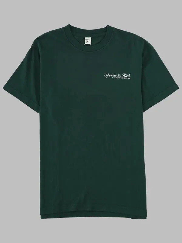 Sporty & Rich Cotton T-shirt - Green