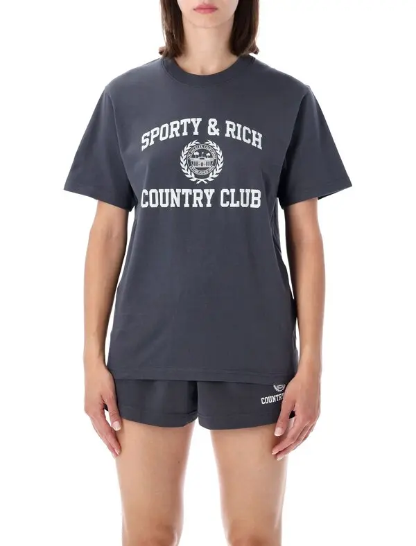 SPORTY & RICH Sporty Polo T-shirt