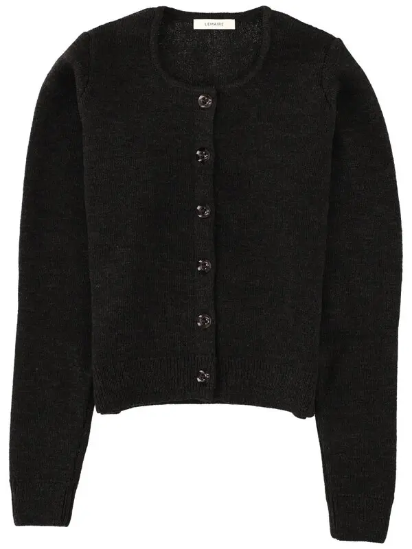 LEMAIRE Button-front Knit Cardigan - Brown