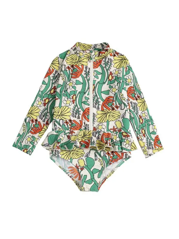 BOBO CHOSES Herbalist Mini Swim Overall