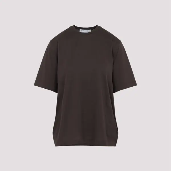 THE FRANKIE SHOP Harper Soft Organic T-shirt For - Brown