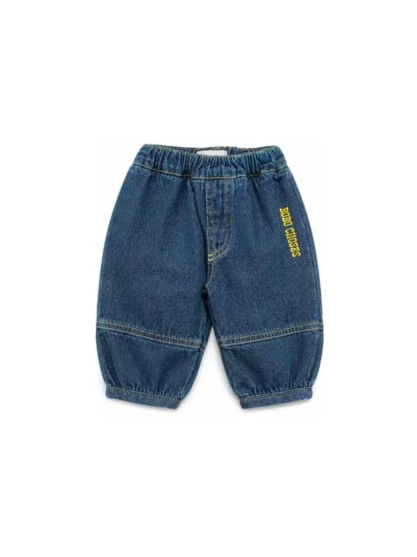 BOBO CHOSES Tag Detail Denim Skirt - Midnight Blue