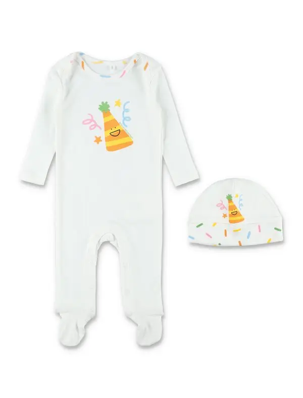 Stella McCartney Mini Two-piece Set With Graphic - White