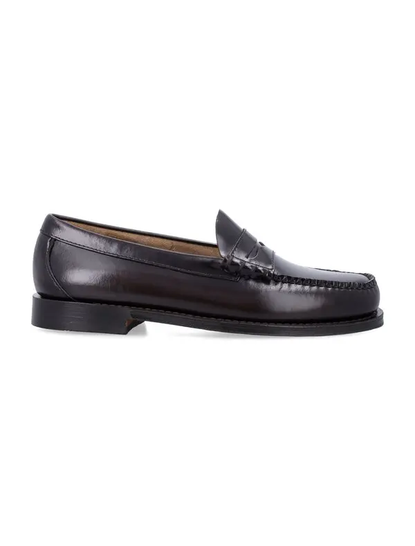 G.H. BASS & CO. Larson Penny Loafer Leather Slip-on Loafers - Marrone