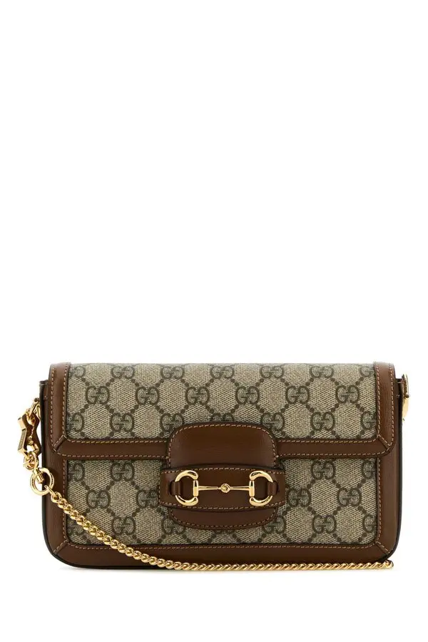 Gucci Mini Horsebit 1955 Fabric Handbag - Printed