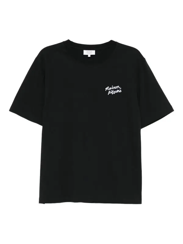 Maison Kitsuné Comfort Handwriting T-shirt - Black/white