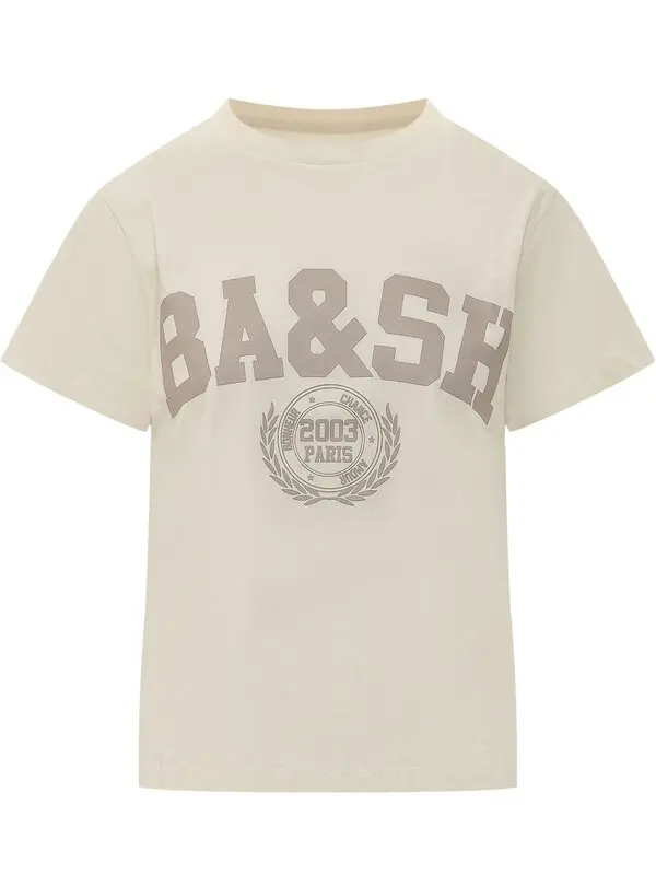 Ba&sh Ioni" Graphic T-shirt - Ecru