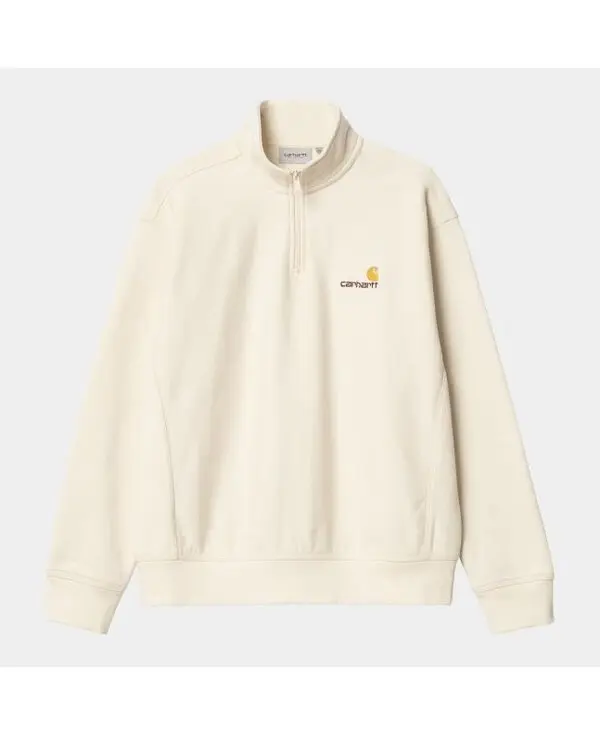 Carhartt Work In Progress Half Zip American Inspired Sweatshirt For
