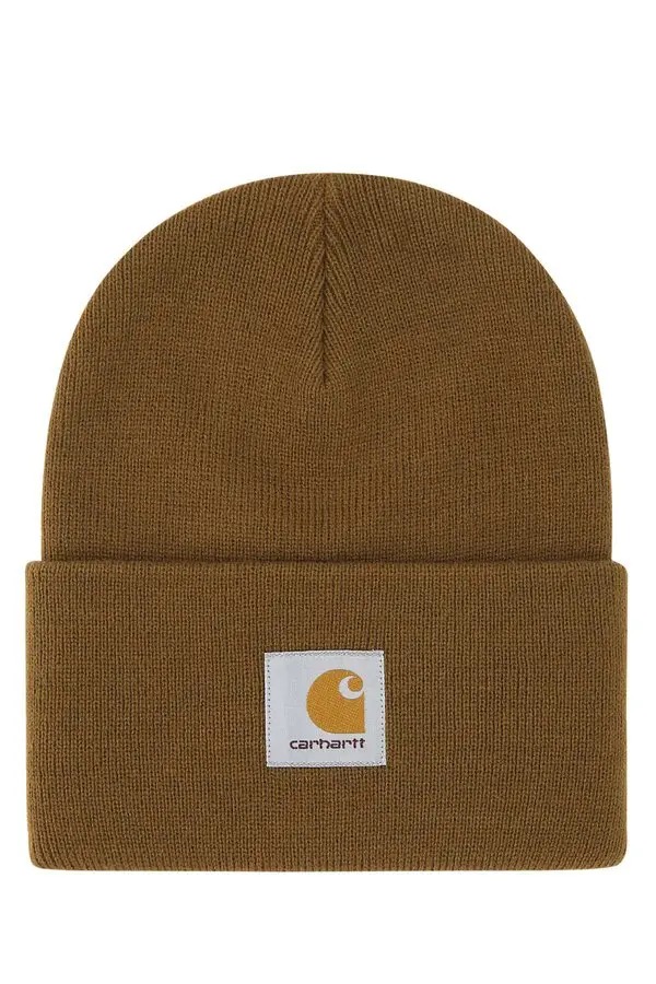 Carhartt Work In Progress Acrylic Beanie Hat - Camel