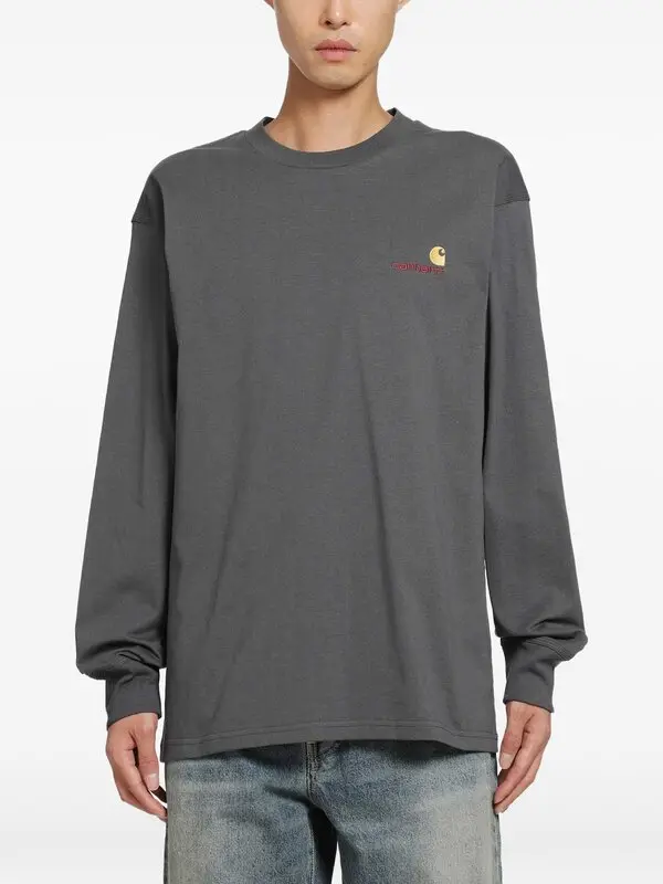Carhartt Work In Progress Long-sleeve American Script T-shirt