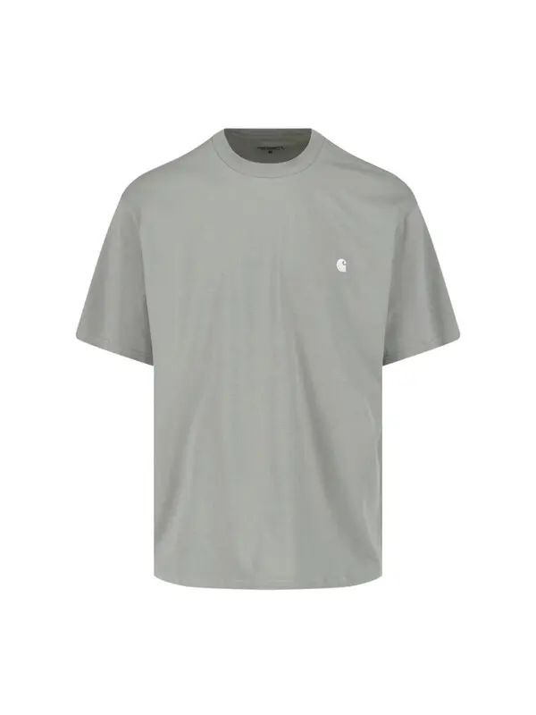 Carhartt Work In Progress Embroidered Logo Cotton T-shirt - Green