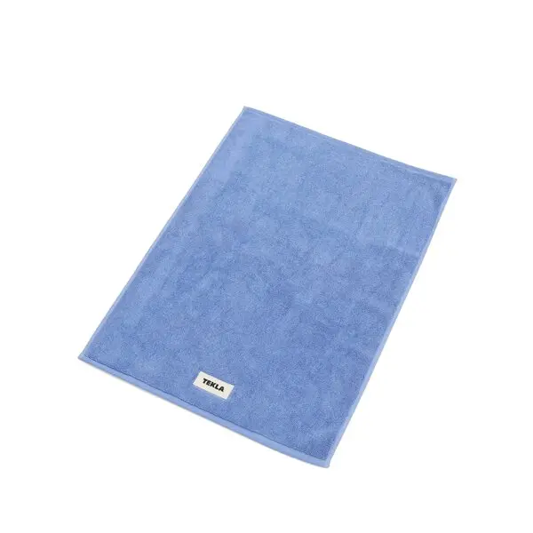 TEKLA Solid Bath Mat 70x50 - Clear Blue