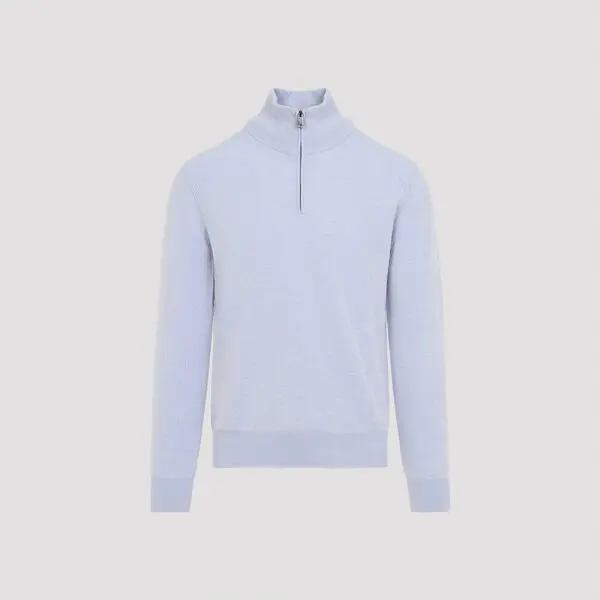 Brioni Cashmere Half-zip Sweater