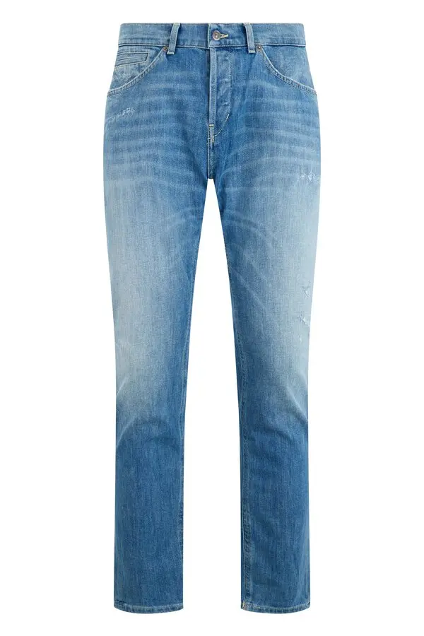 DONDUP Skinny George Jeans With Contrast Stitching - Denim
