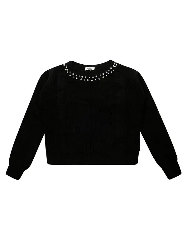 Dixie Mini Chic Sweater With Beaded Details