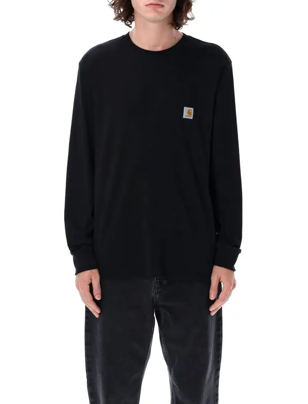 Carhartt Work In Progress Long-sleeve Pocket T-shirt - Black