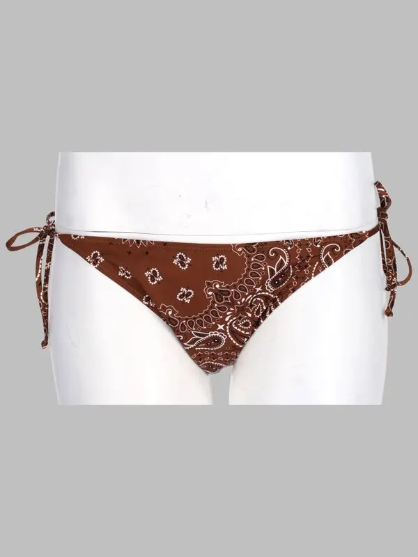 MC2 SAINT BARTH Triangle Bikini Top - Brown