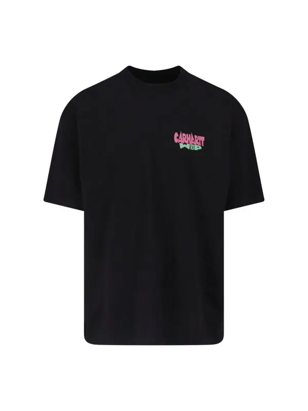 Carhartt Work In Progress Graphic Logo T-shirt - Black