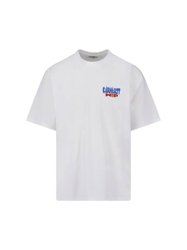 Carhartt Work In Progress Graphic Logo T-shirt - White