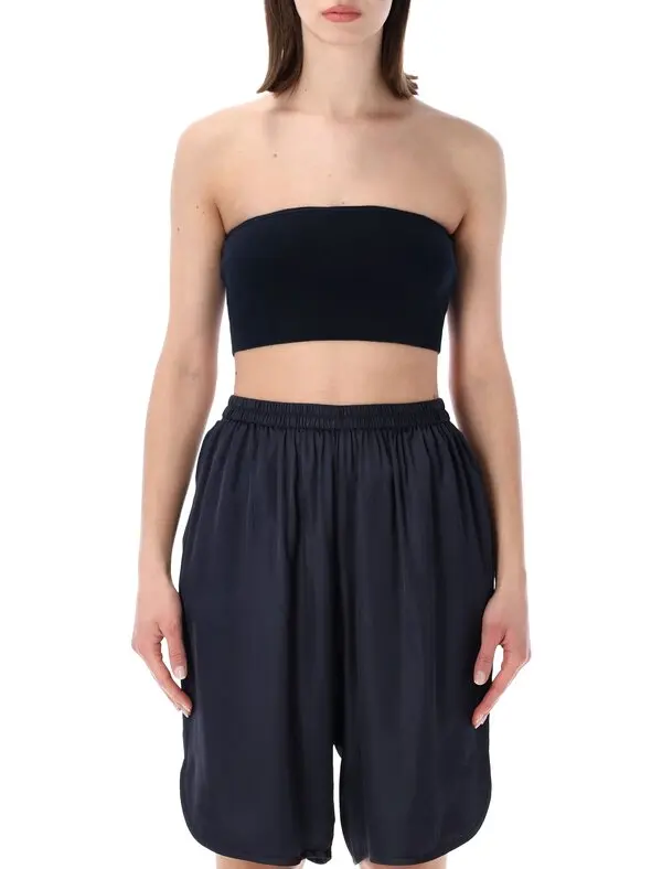 THE FRANKIE SHOP Sleek Strapless Mini Tube Top - Blue