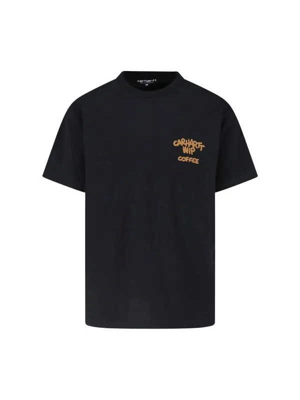 Carhartt Work In Progress Graphic Cotton T-shirt - Black