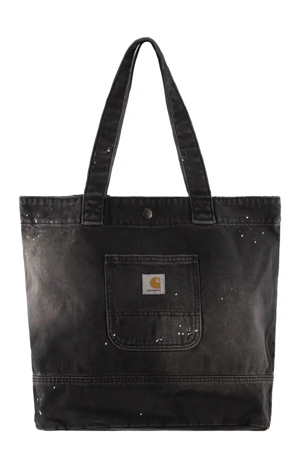 Carhartt Work In Progress Denim Tote Bag With Crossbody Strap