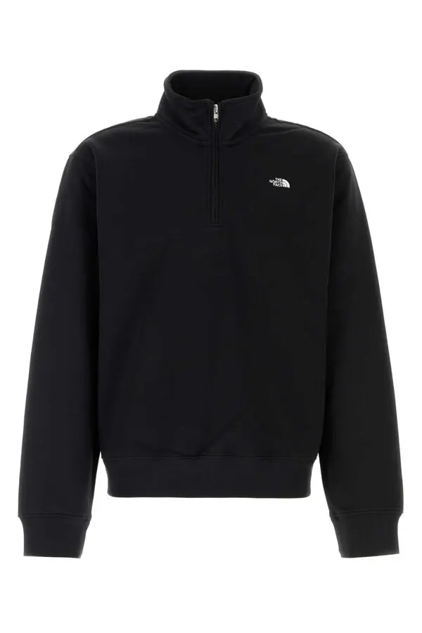 The North Face Cotton-blend Crewneck Sweatshirt With Logo - Black