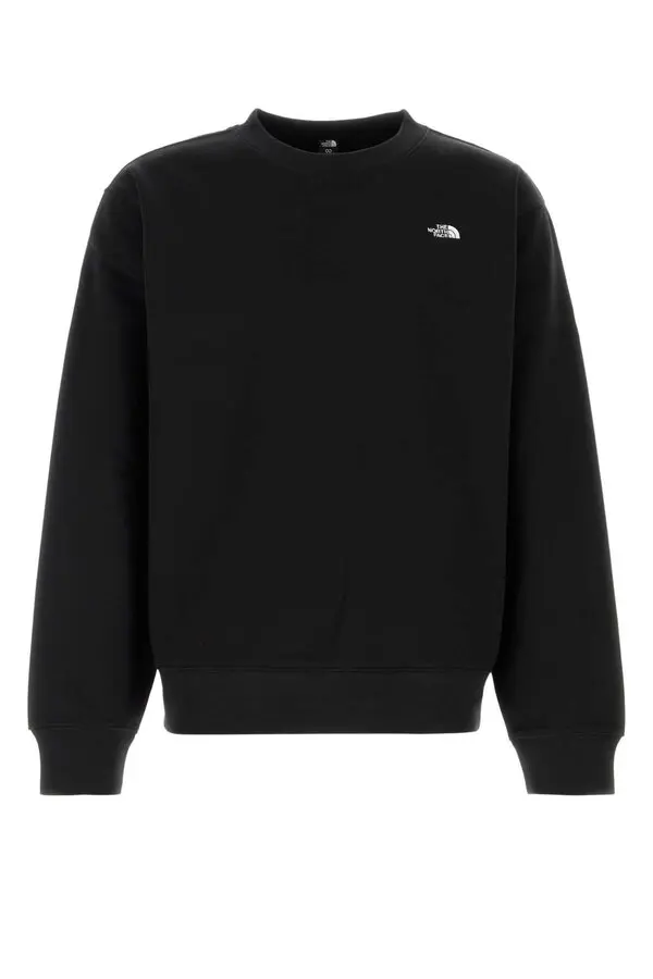 The North Face Cotton-blend Crewneck Sweatshirt With Logo - Black