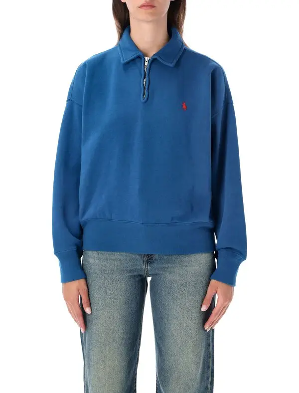 Polo Ralph Lauren Relaxed Half-zip Polo Sweatshirt - Blue