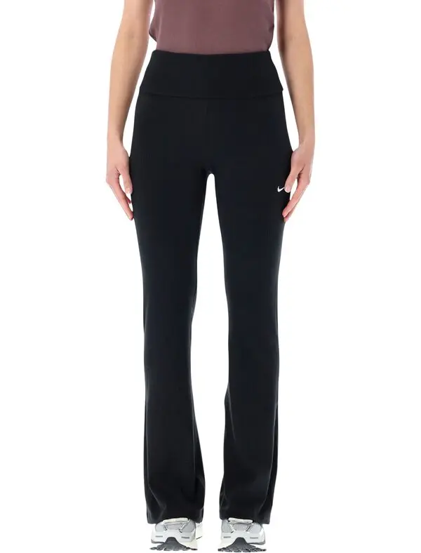 Nike Modern Slim Fit Ribbed Pants - Black