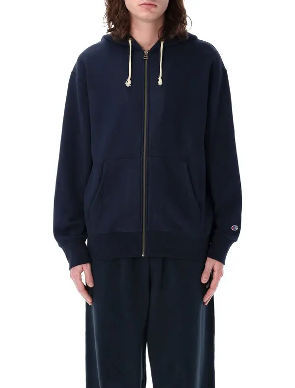 Champion Oversized Full-zip Hoodie Size - Blue