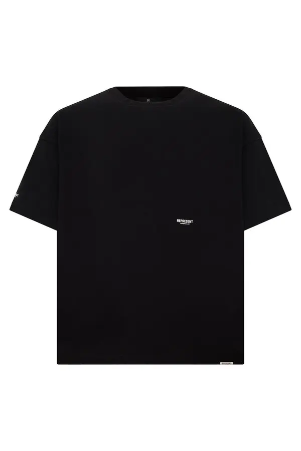 REPRESENT Embroidered Logo Cotton T-shirt