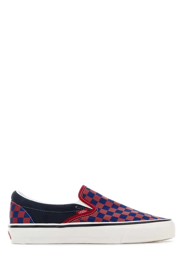VANS Printed Canvas Classic Slip-on Sneakers For - Checked