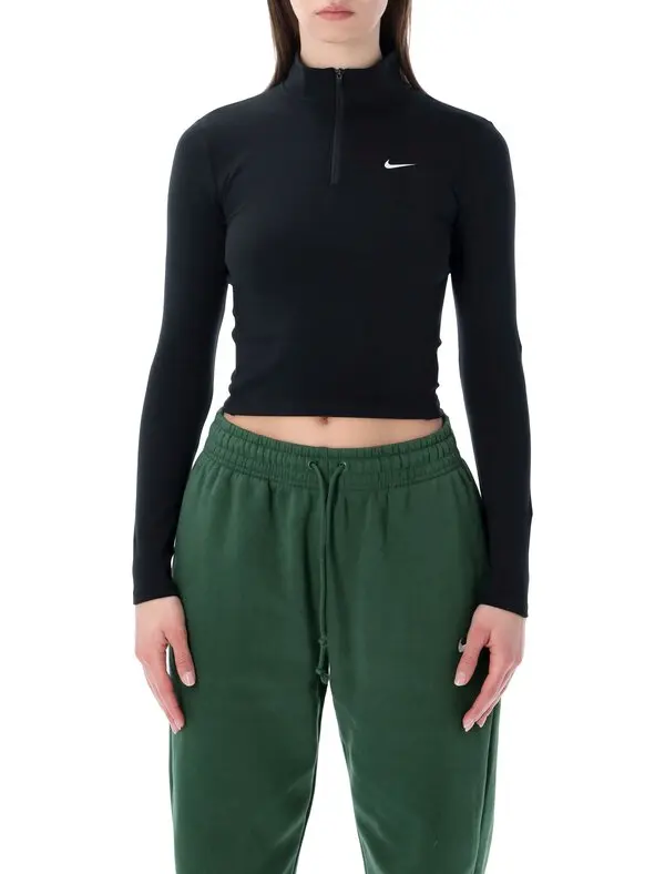 Nike Dri-fit Midweight Quarter-zip Top Slim Fit - Nero