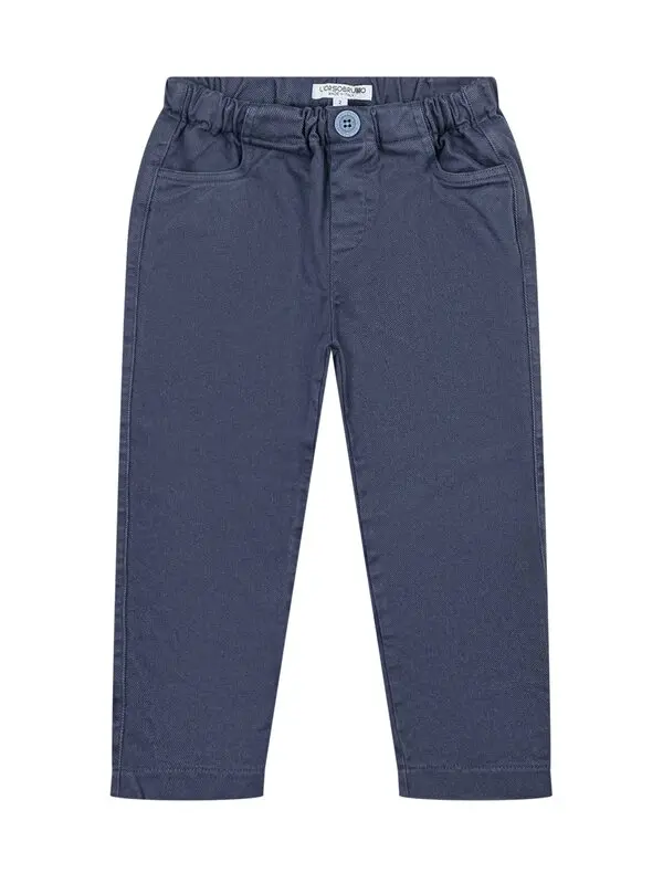 L'ORSOBRUNO Cotton Blend Paint Trousers