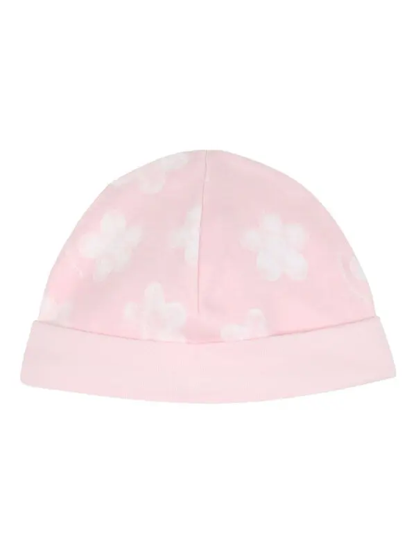 Marc Jacobs Floral Long Sleeve Mini Outfit With Matching Hat