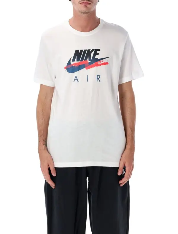 Nike Dna Futura Graphic T-shirt With Air-inspired Front Print - Bianco